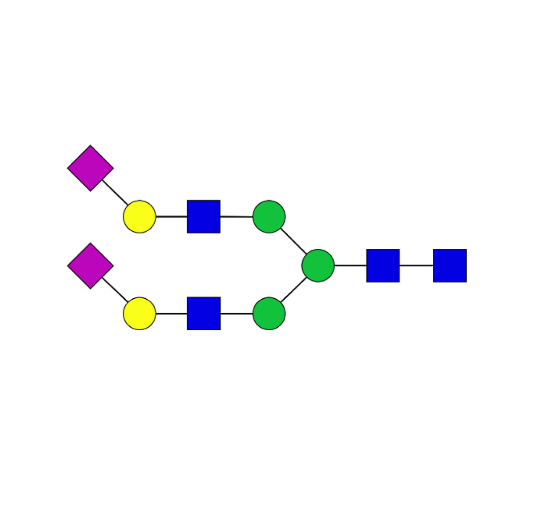 2,6-sialylated complex-type glycan – Chemitope Glycopeptide